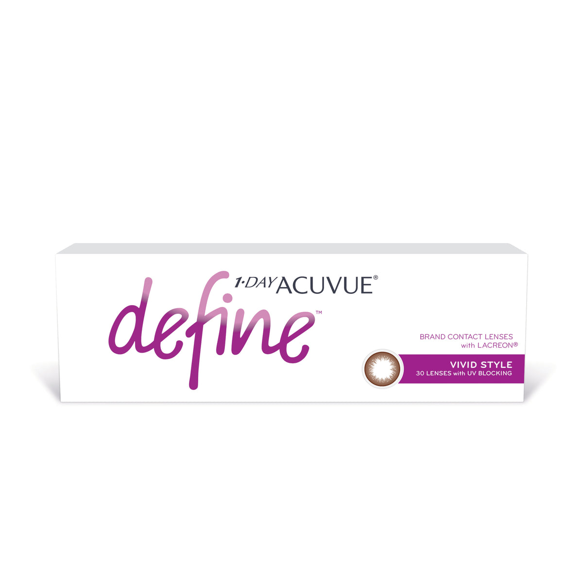 Buy Acuvue 1-Day Define Vivid Style Pack of 30 | alharethoptics.com ...